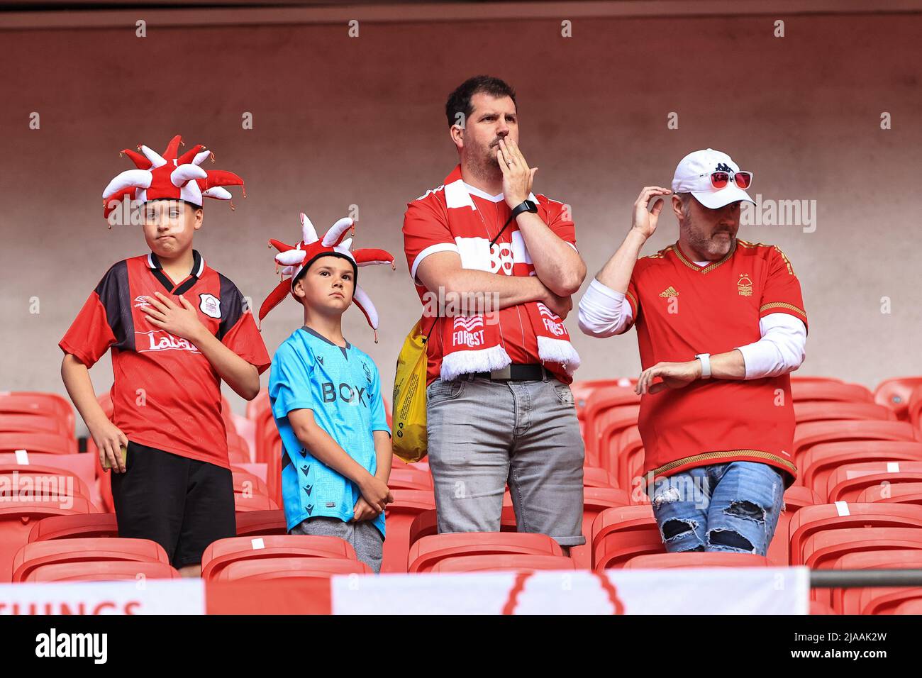 A Nottingham Forest fan Stock Photo - Alamy