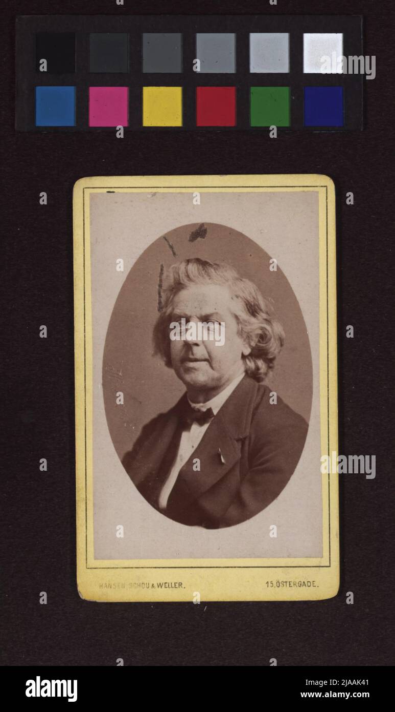 Niels Wilhelm Gade (1817-1890), composer and conductor. Hansen, Schou ...