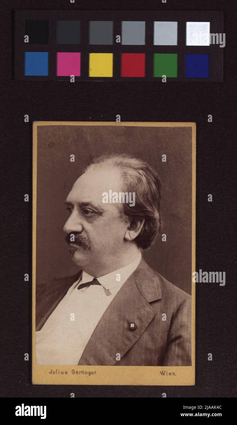 Friedrich von Flotow (1812-1883), composer. Julius Gertinger (1834-1883 ...