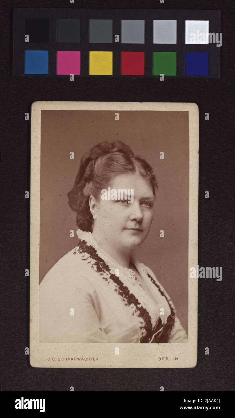 Amalia Joachim (1839-1899), opera singer. Julius Cornelius ...