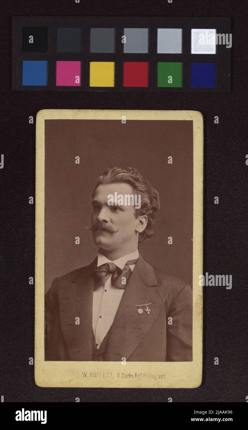 Josef von Witt (1843-1887), singer, tenor. Wilhelm Höffert (1832-1901 ...