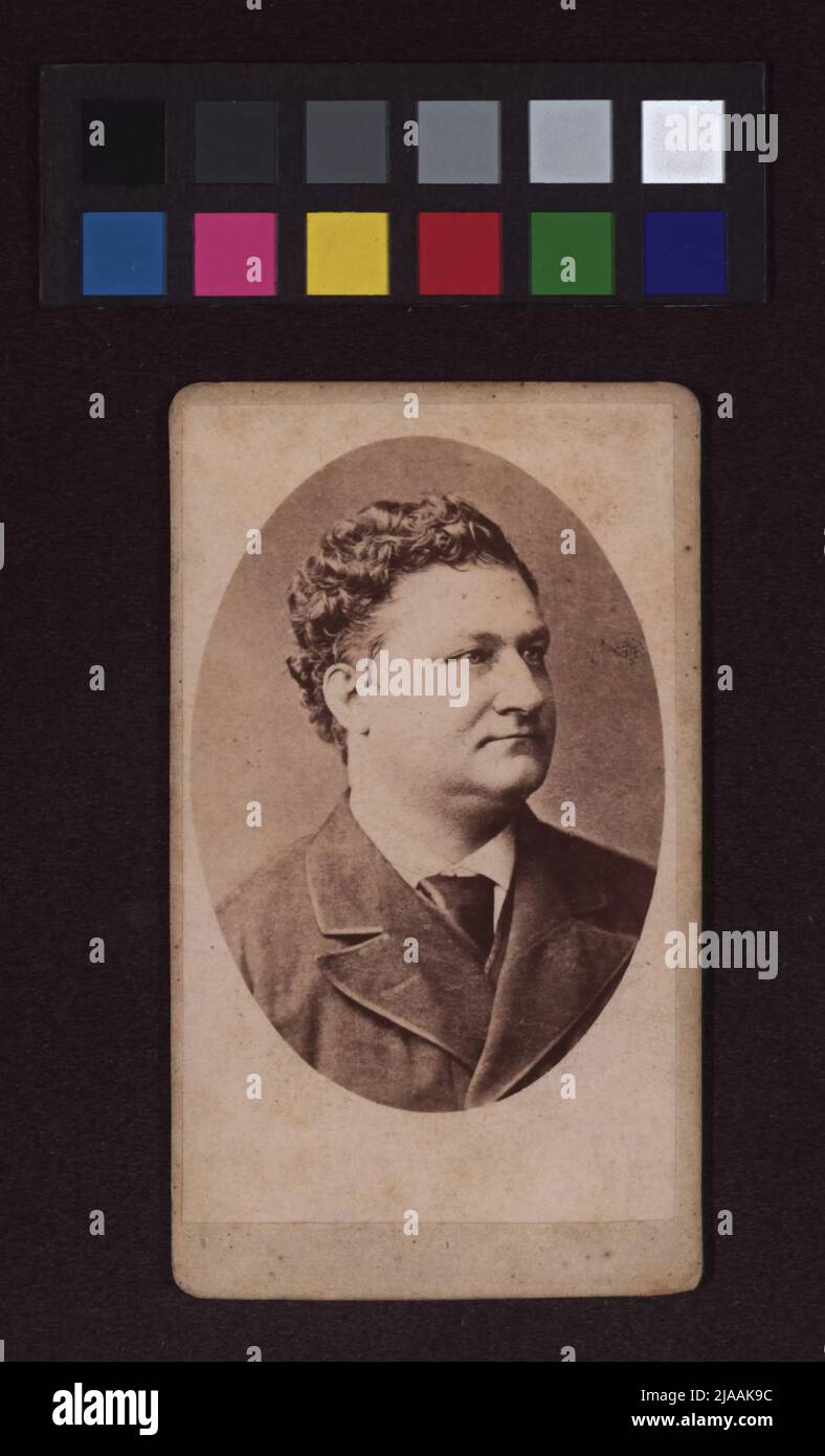 Bernhard Baumeister (1827-1917), actor. Unknown Stock Photo - Alamy
