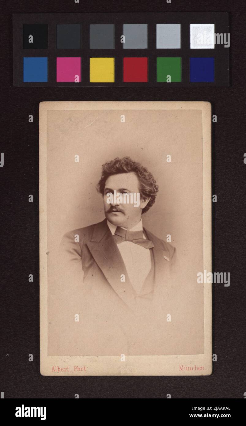 Heinrich Vogl (1845-1900), opera singer, composer. Joseph Albert (1825 ...