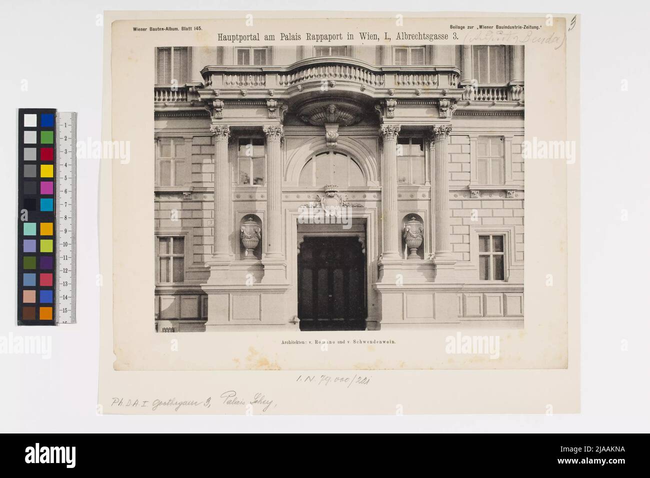 1st, GoetheGasse 3 - Detailed view - Portal (Wiener Bauten -Album ...