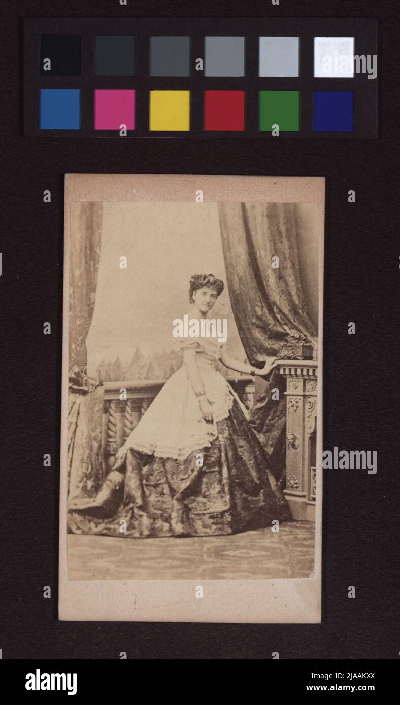 Marie Baumeister, sister of Bernhard Baumeister (1827-1917). Unknown Stock Photo - Alamy