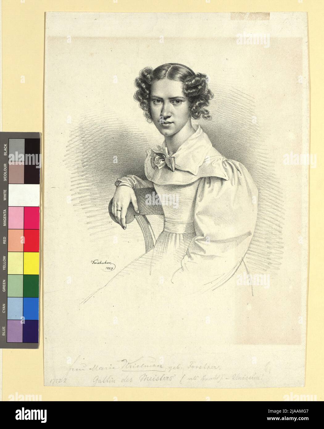 Maria Anna Kriehuber, born Forstner (or owner). Josef Kriehuber (1800 ...