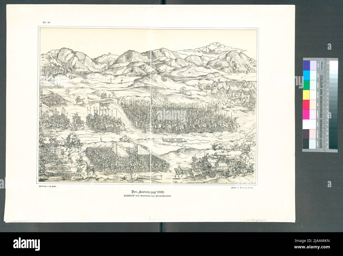 The 'Army Train' 1532 ". The imperial army of Karl V. before Vienna ...