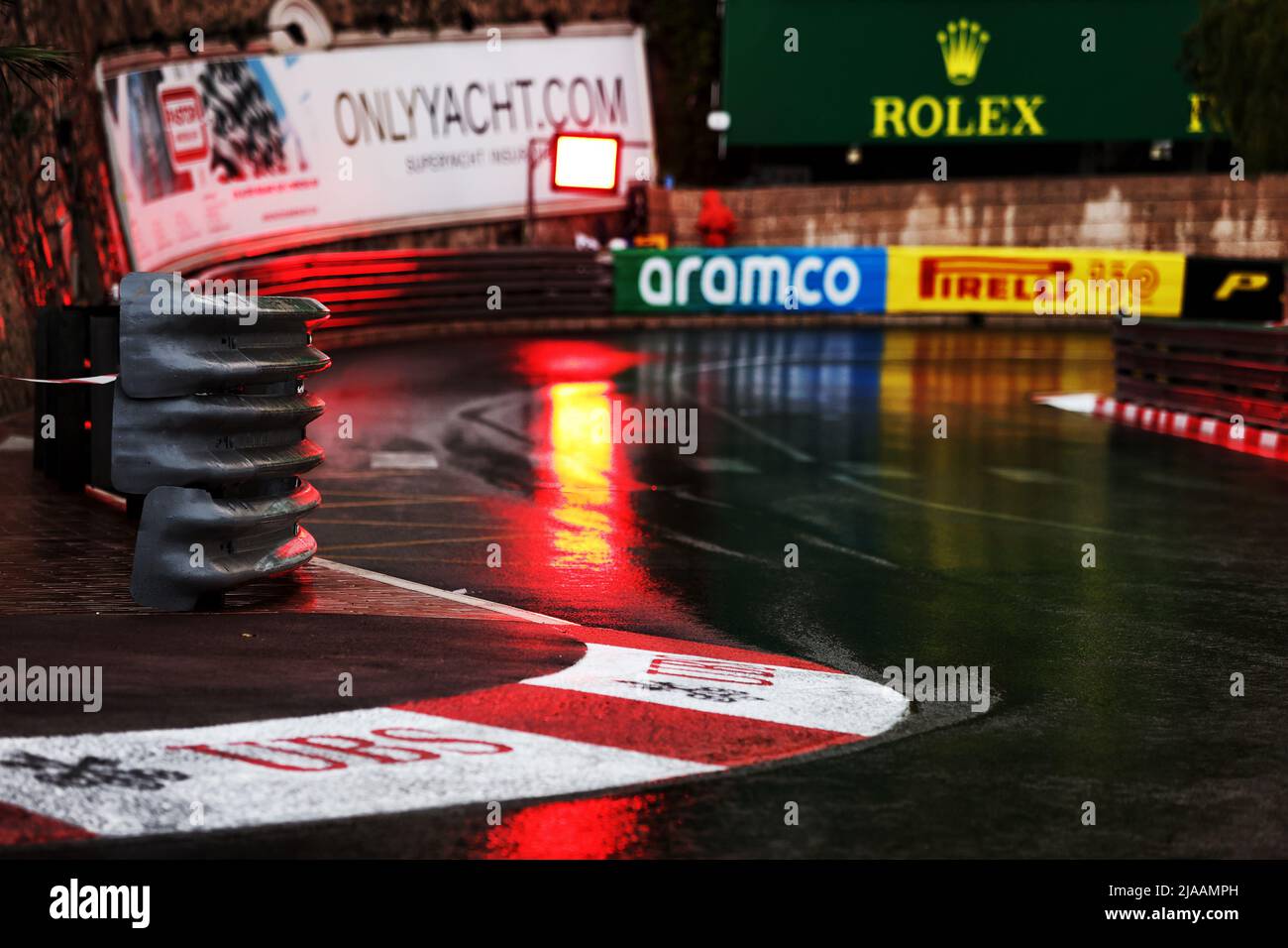 Red lights as race is not started. Monaco Grand Prix, Sunday 29th May ...