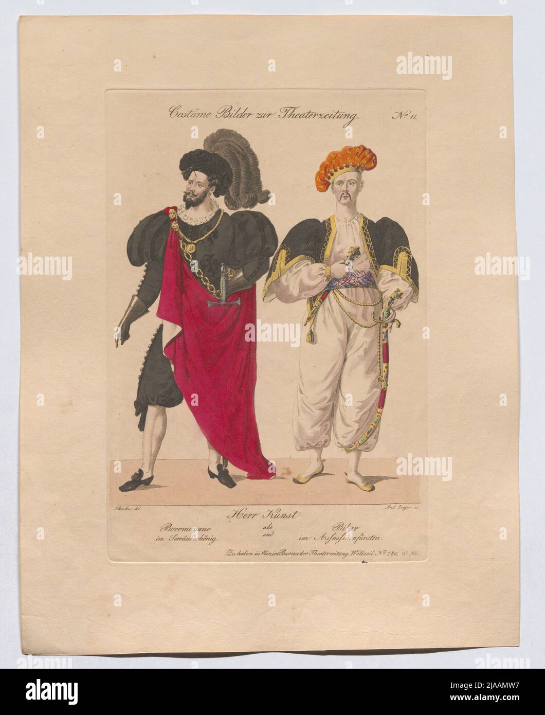 Mr. Wilhelm Kunst as a Boromanano in the pirate king and as a Bibar the assassin prince (costume ...