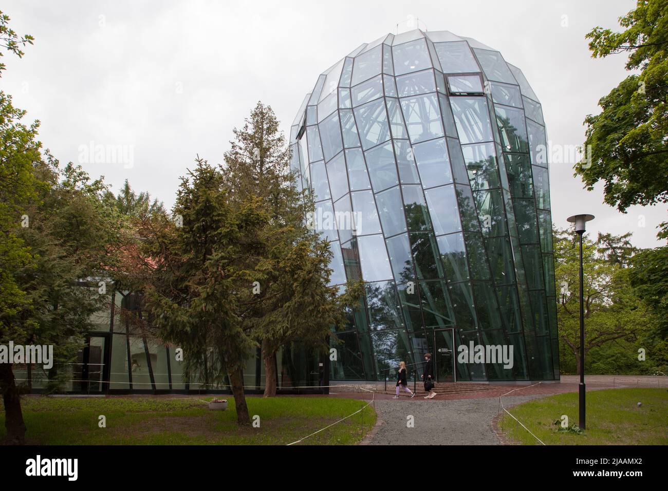 Palm House in Oliwa park, Gdansk - Palmiarnia Parku Oliwskiego Stock ...