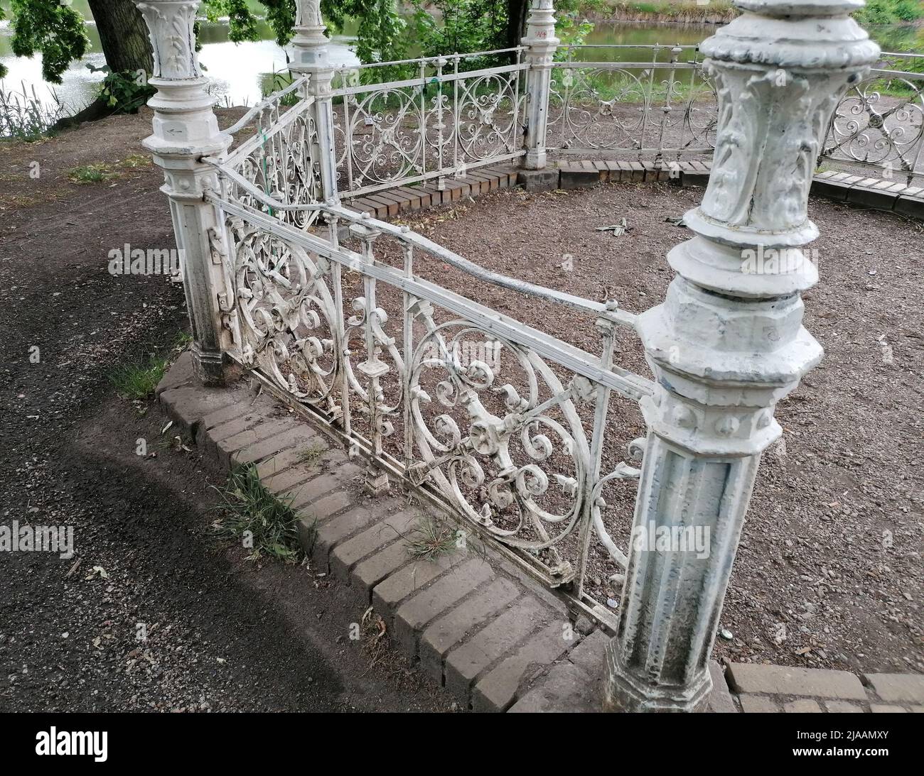 Leipziger Innenstadt und Westvorstadt, Palmengartenwehr und Clara ...