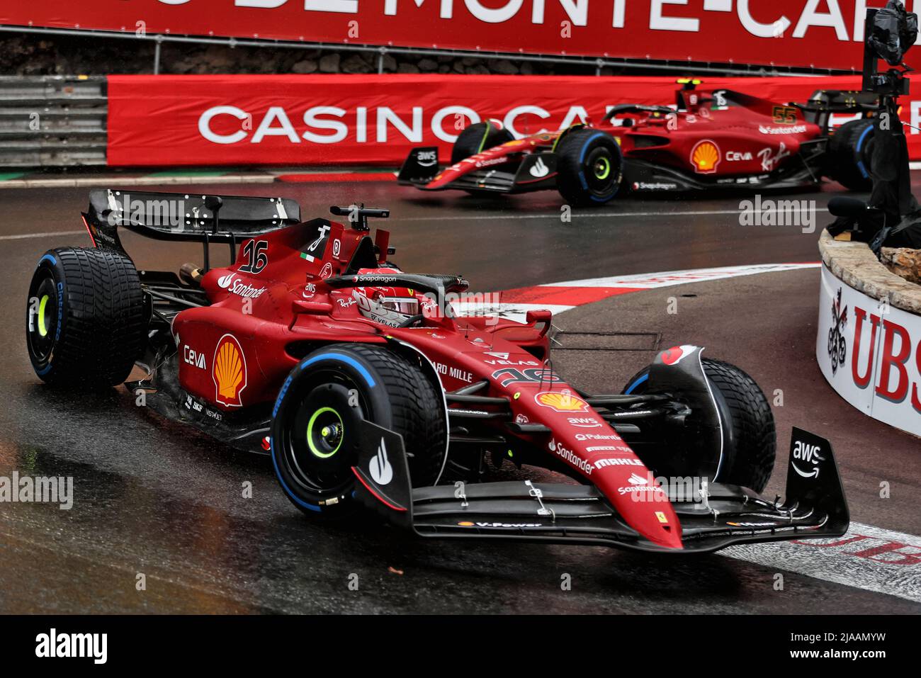 Charles Leclerc (MON) Ferrari F1-75 on a formation lap. Monaco Grand Prix, Sunday 29th May 2022 ...