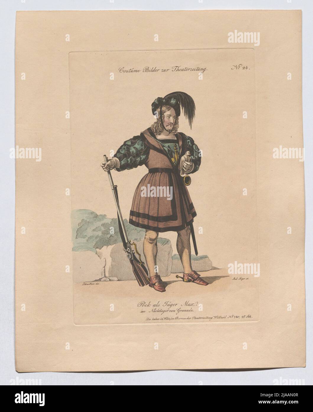 Karl Josef Pöck as hunter Max in "Nachtlager von Granada" (costume ...