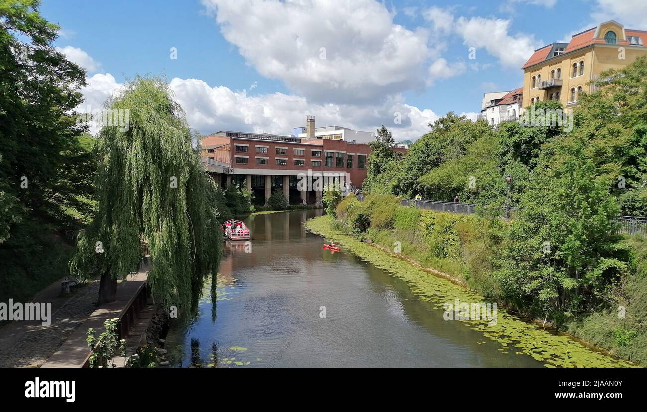 Leipziger Innenstadt und Westvorstadt, Palmengartenwehr und Clara ...