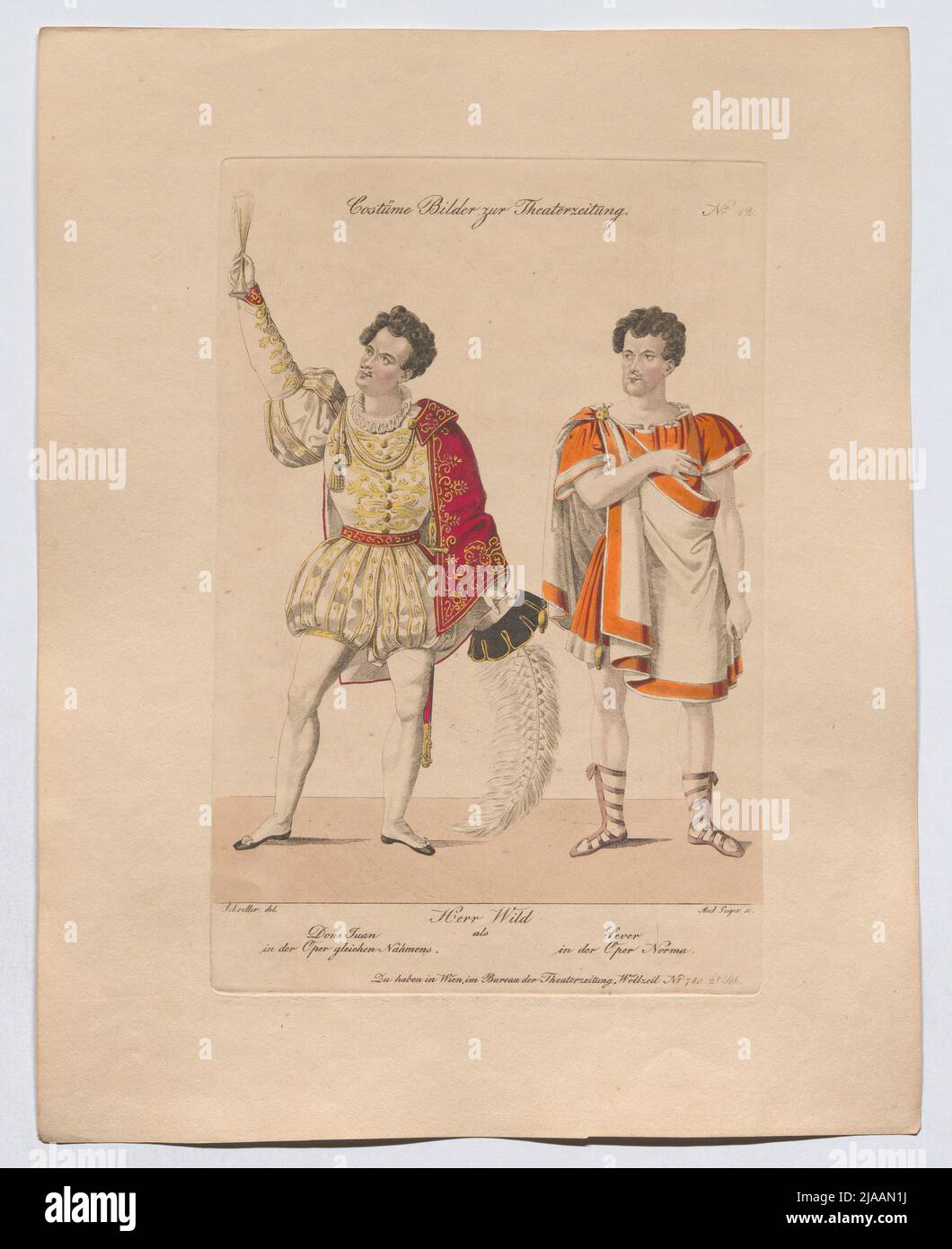 Mr. Wild as Don Juan in the opera of the same time in the Norma Opera ...