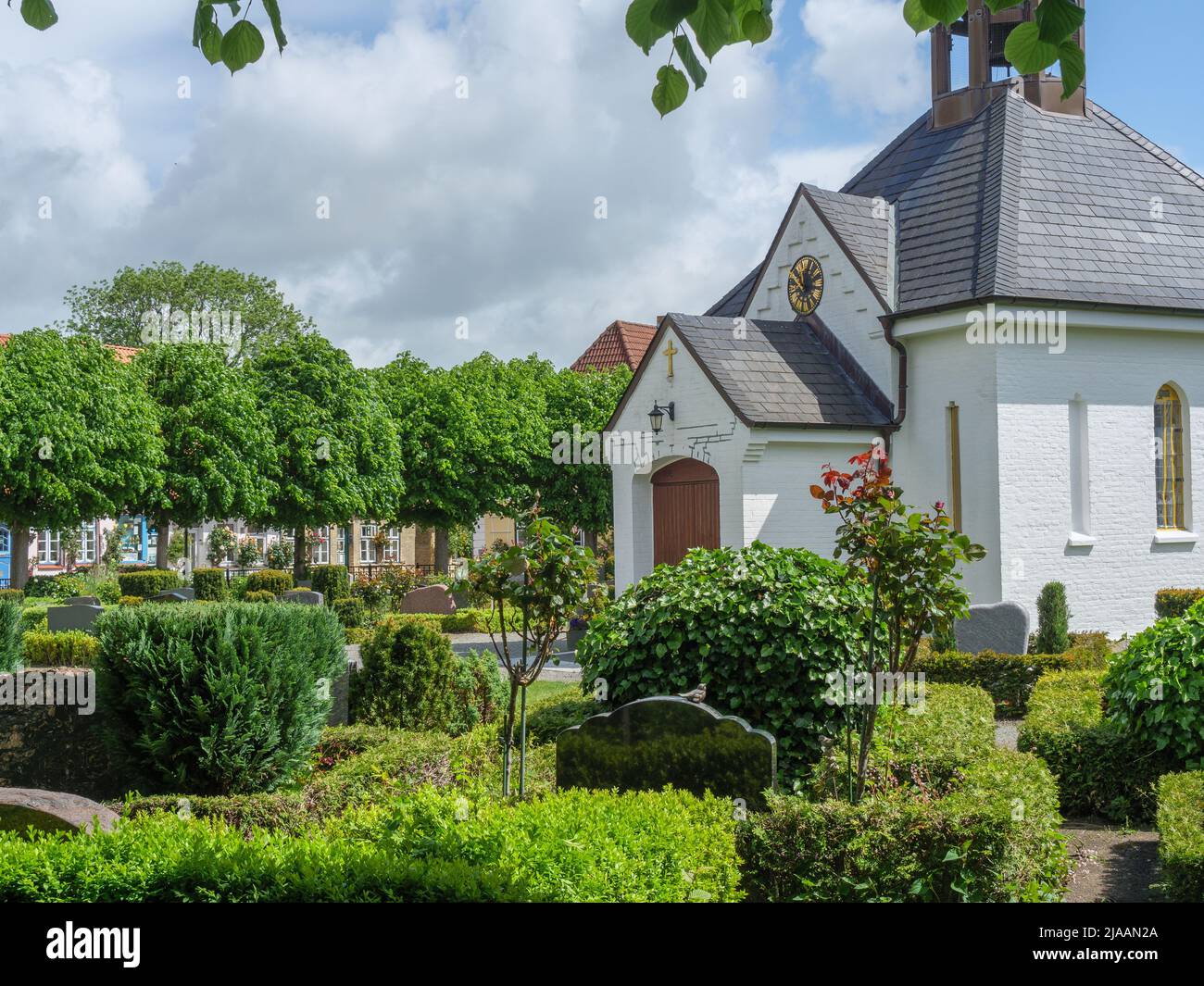 the city of Schleswig with the small fishing village Holm in germany ...