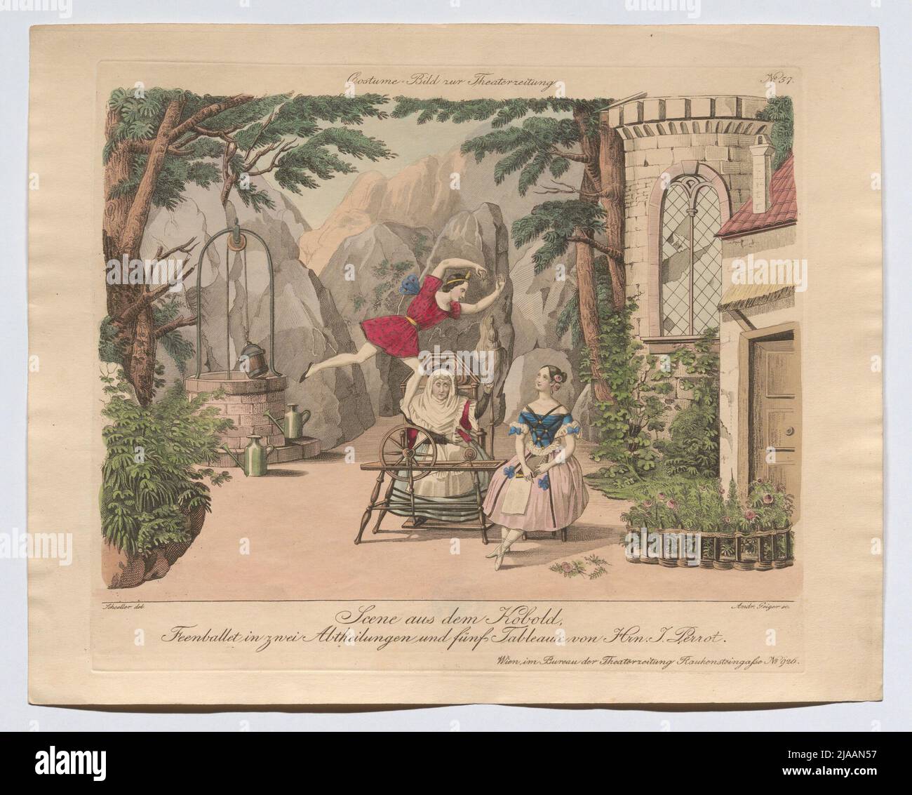 Scene from "The Kobold". Fairy ballet in two divisions and five ...