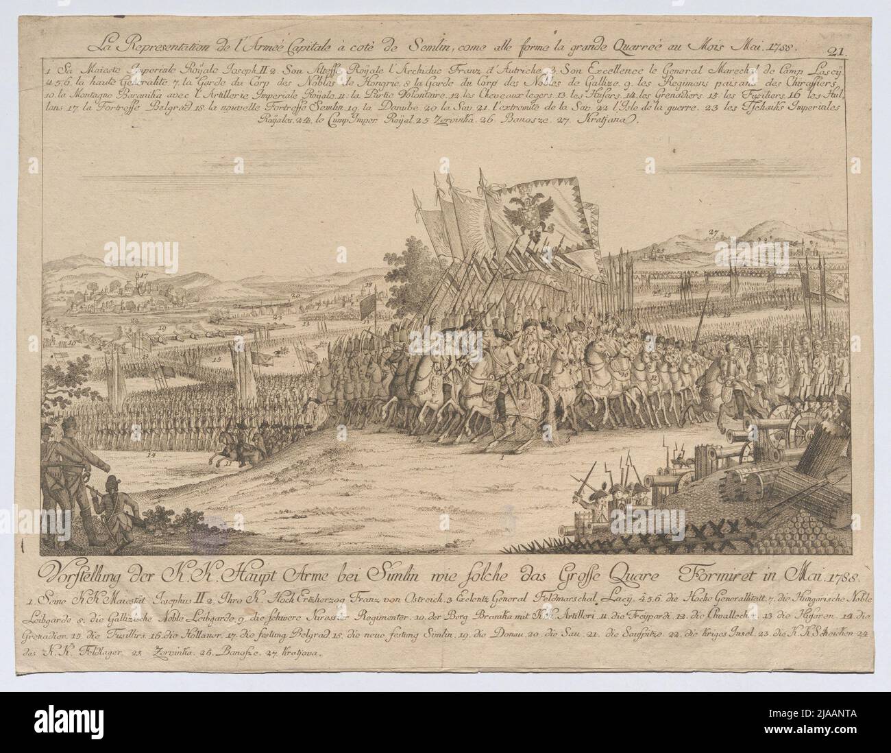 Austrian army 1788 hi-res stock photography and images - Alamy