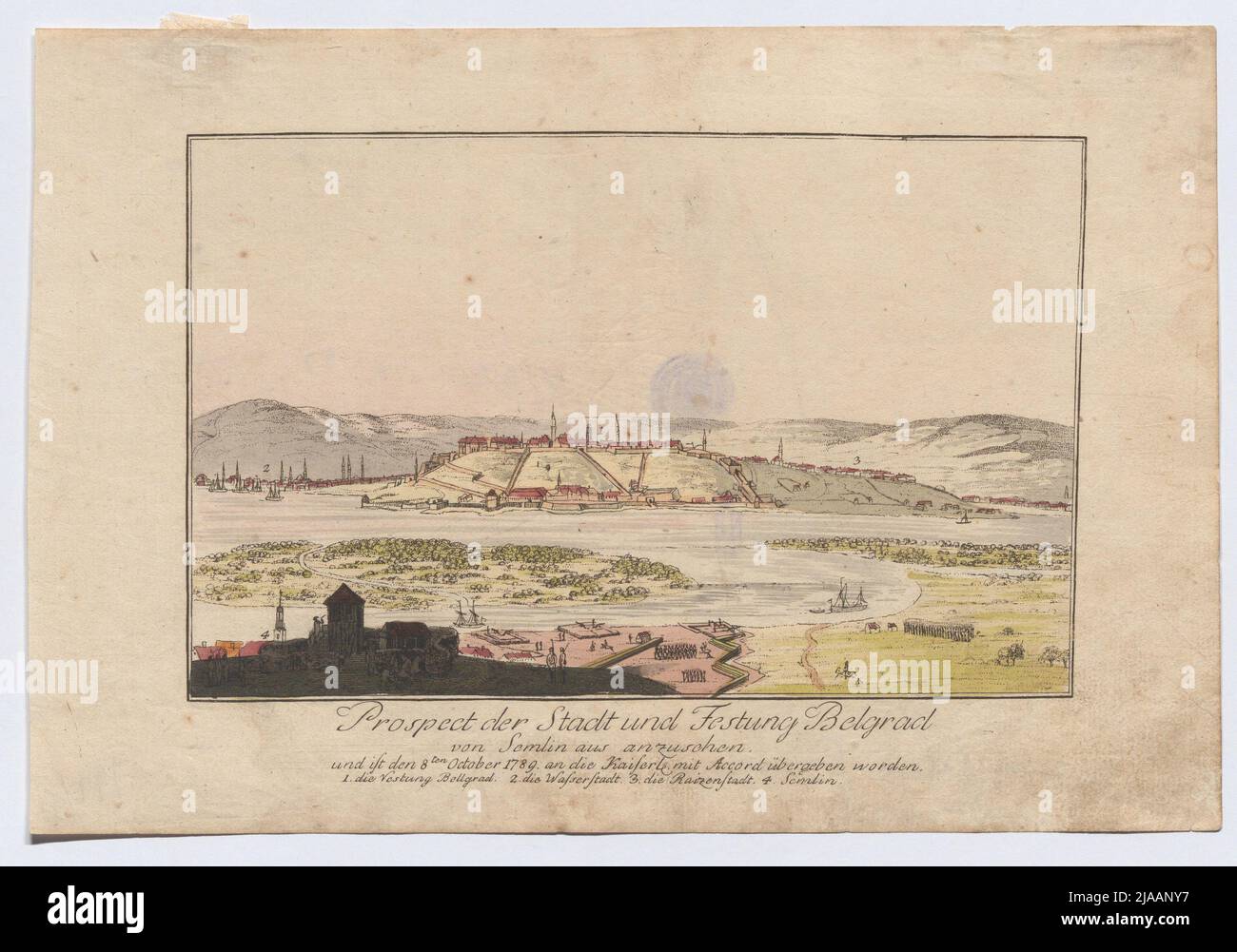 City and fortress Belgrade, conquered from the Austrian army on October ...