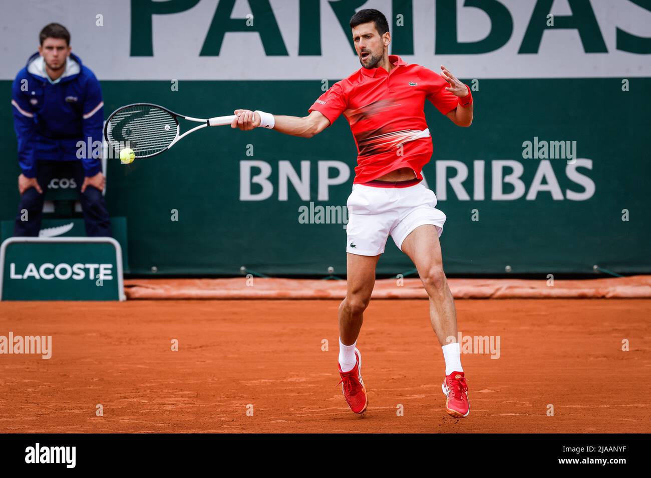 Novak DJOKOVIC of Serbia during the Day eight of Roland-Garros 2022 ...