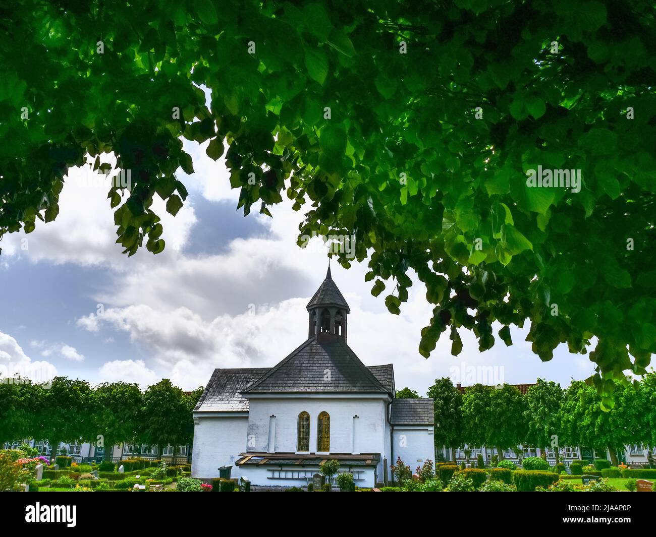 the city of Schleswig with the small fishing village Holm in germany ...
