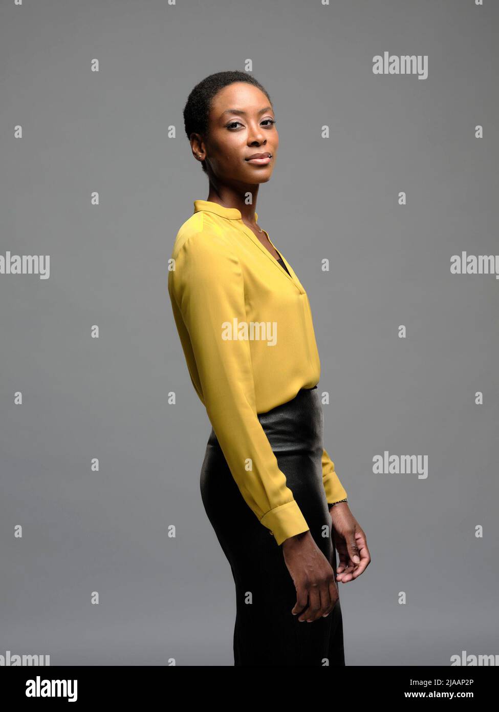 TRACY IFEACHOR in SHOWTRIAL (2021), directed by ZARA HAYES. Credit: BBC ...
