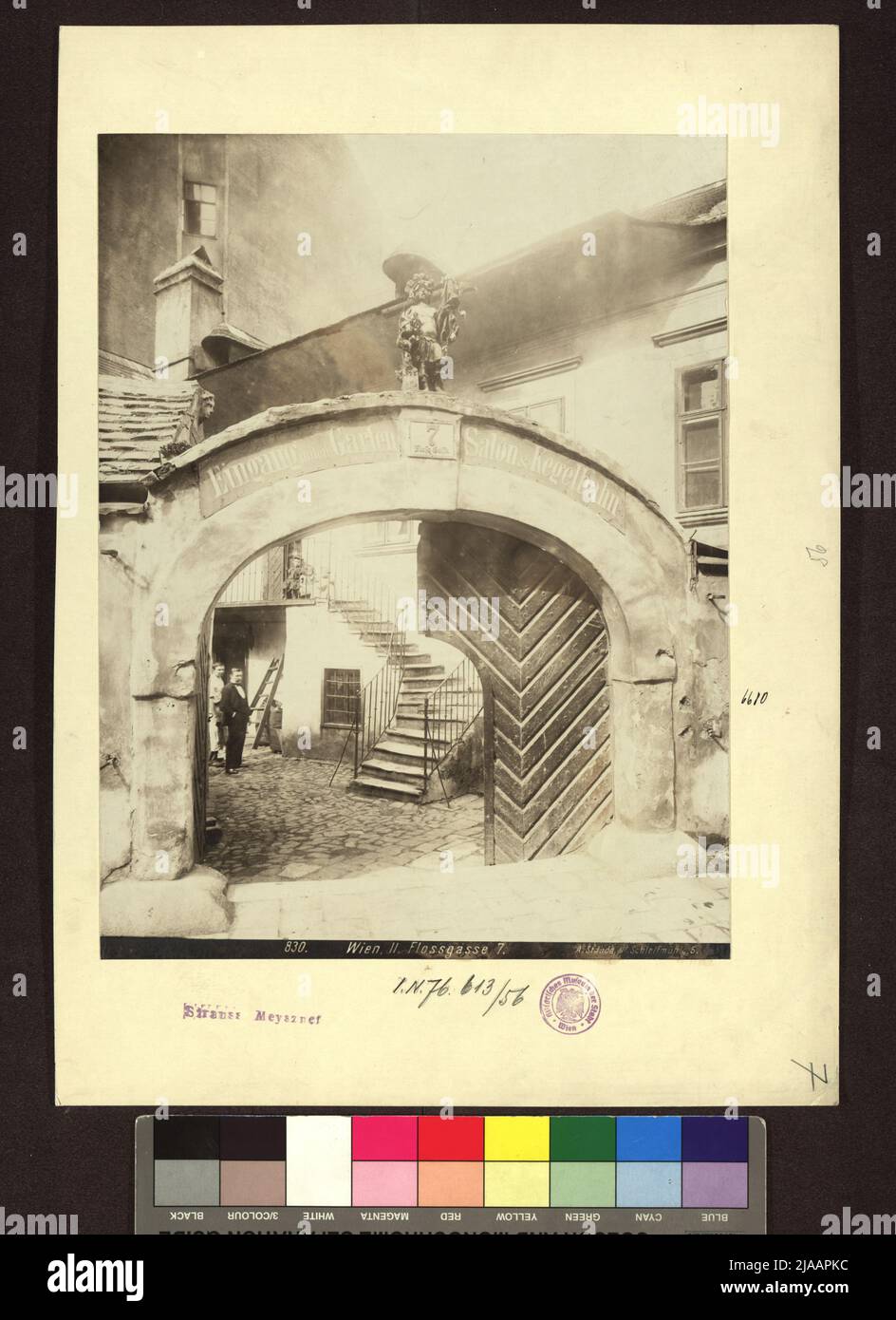 2nd, Floßgasse 7 - birthplace Johann Strauß Father - Portal. August ...