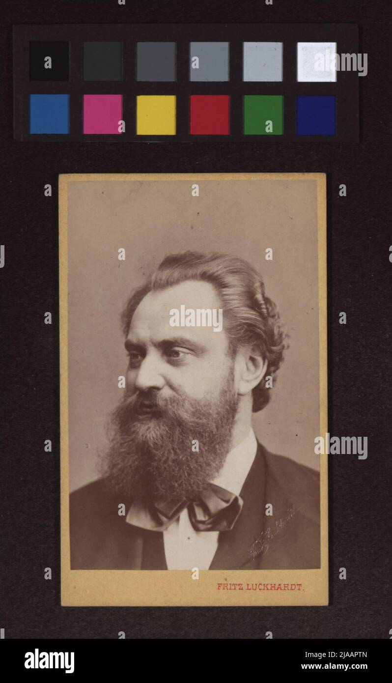 Albert Niemann (1831-1917), opera singer. Fritz Luckhardt (1843-1894 ...