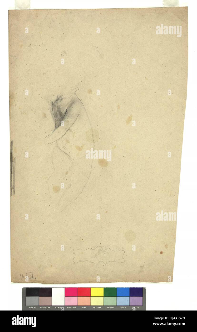 Study on a children's act; Ornament draft. Gustav Klimt (1862-1918 ...