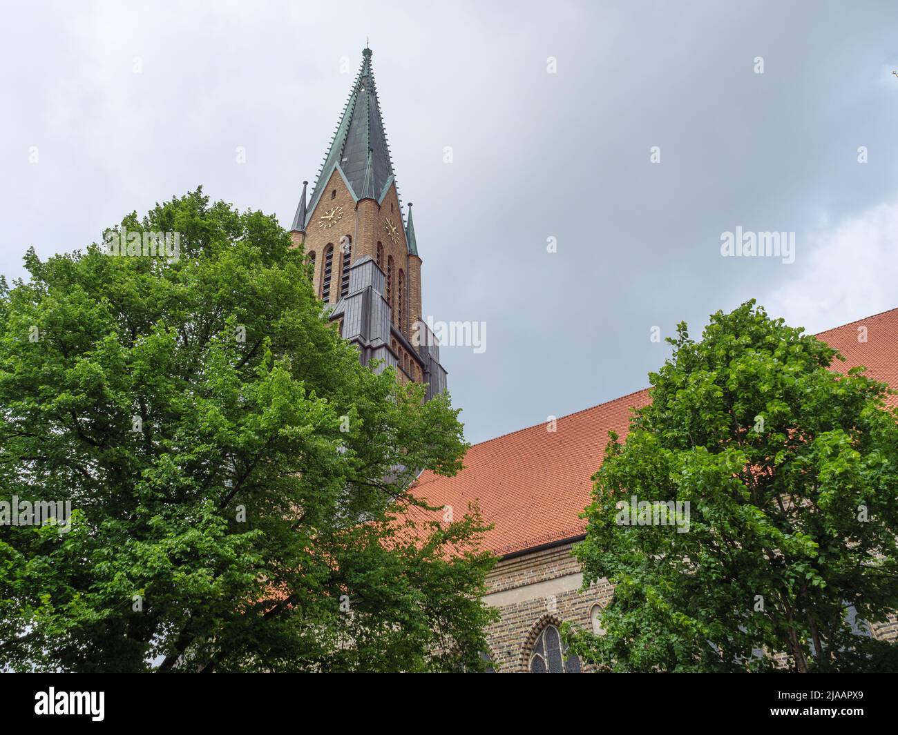 the city of Schleswig with the small fishing village Holm in germany ...