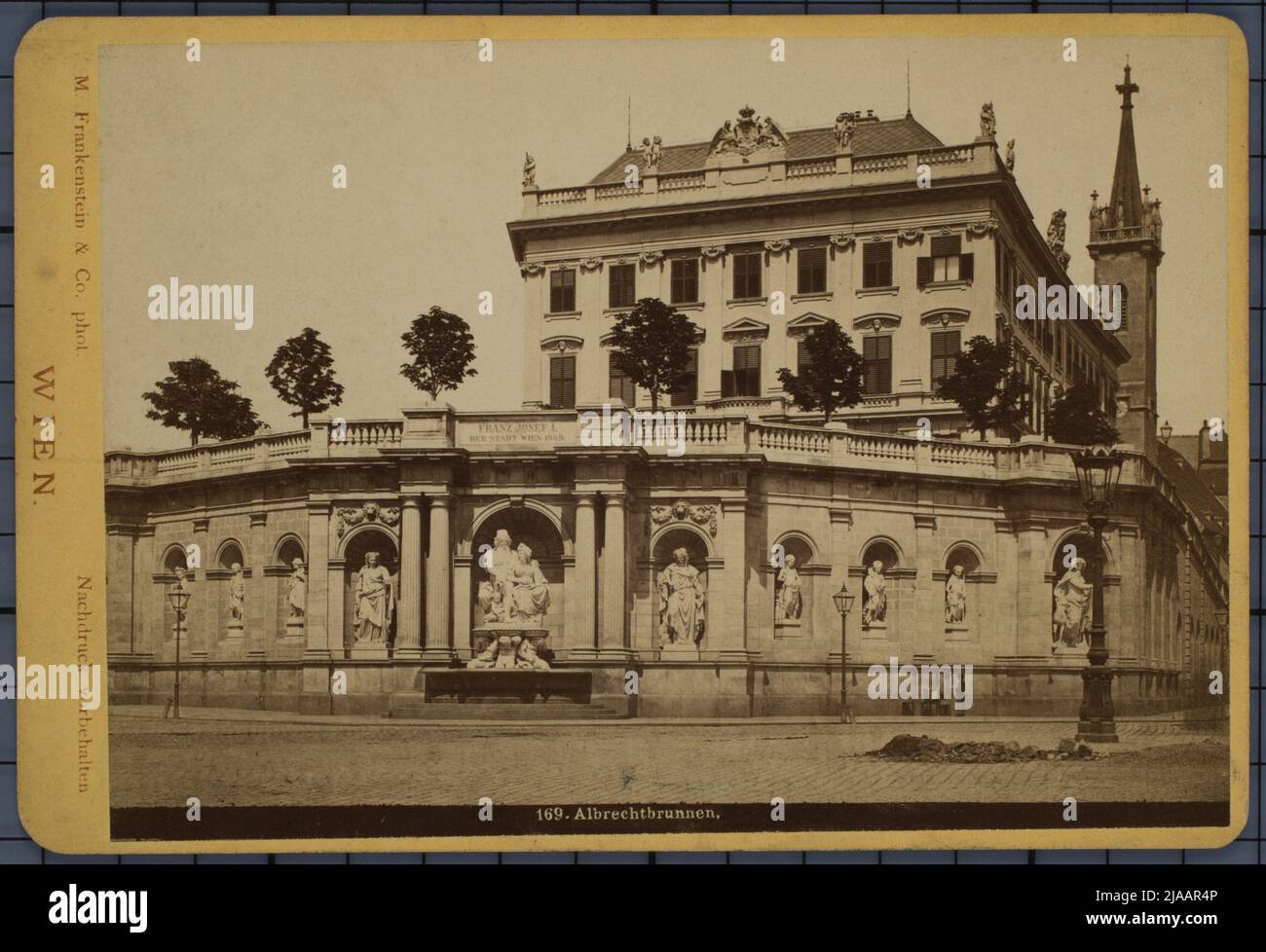 1., Albertinaplatz - Albertina with Albrechtsbrunnen. Michael ...
