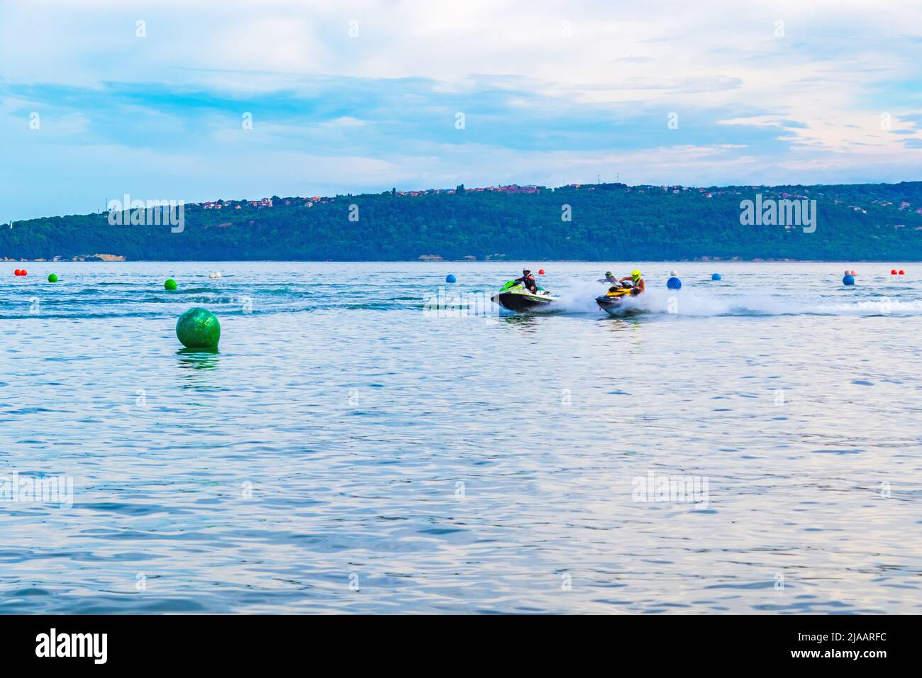 View of Balkan jet ski cup racing Varna beach,Bulgaria Stock Photo - Alamy