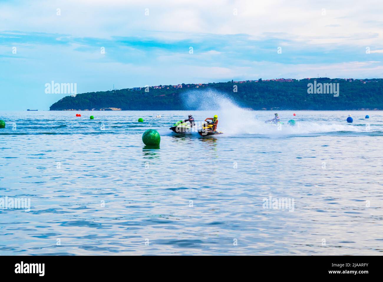 View of Balkan jet ski cup racing Varna beach,Bulgaria Stock Photo - Alamy