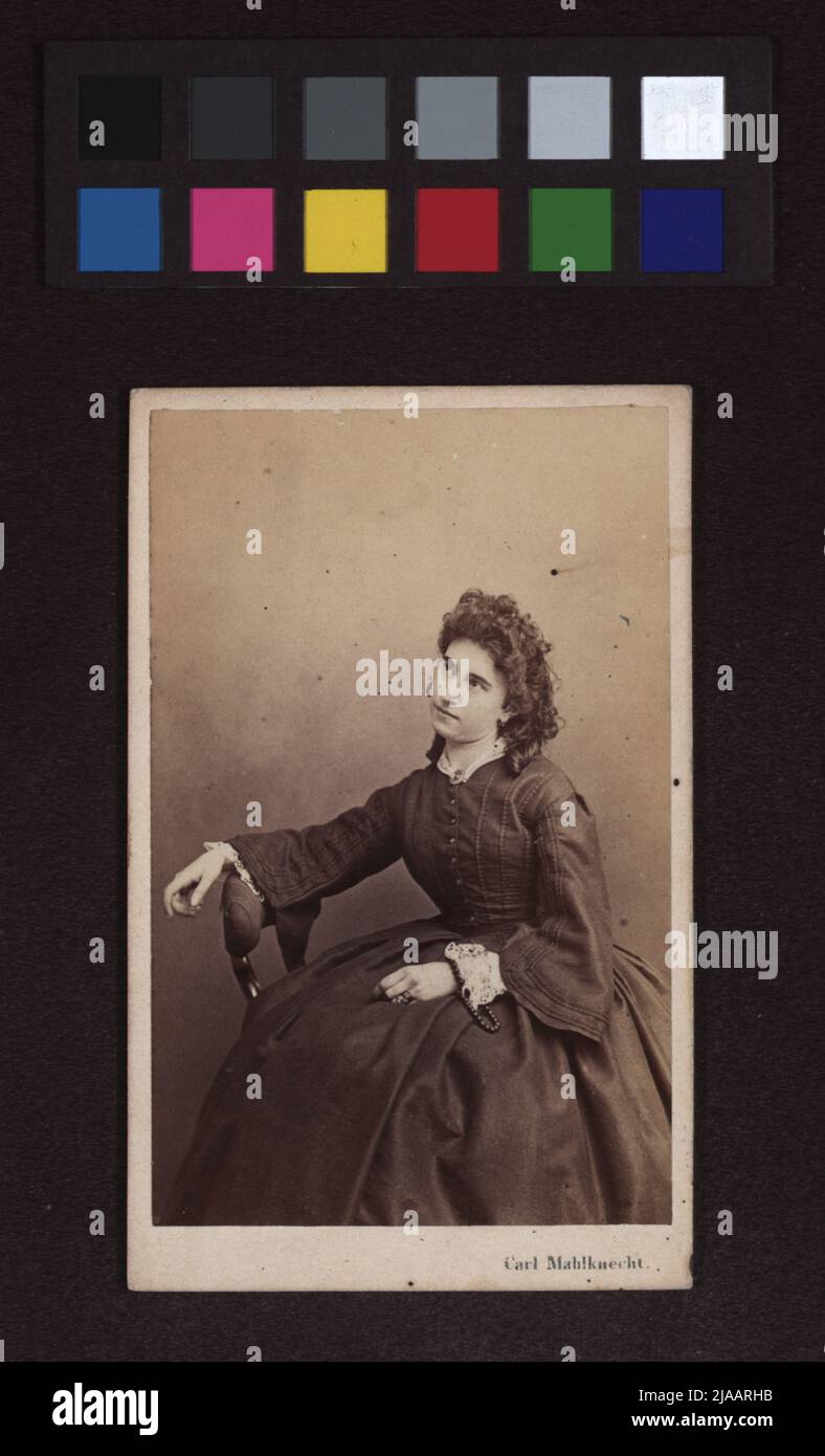 Caroline Bettelheim (married from Gomperz-Bettelheim), opera singer ...