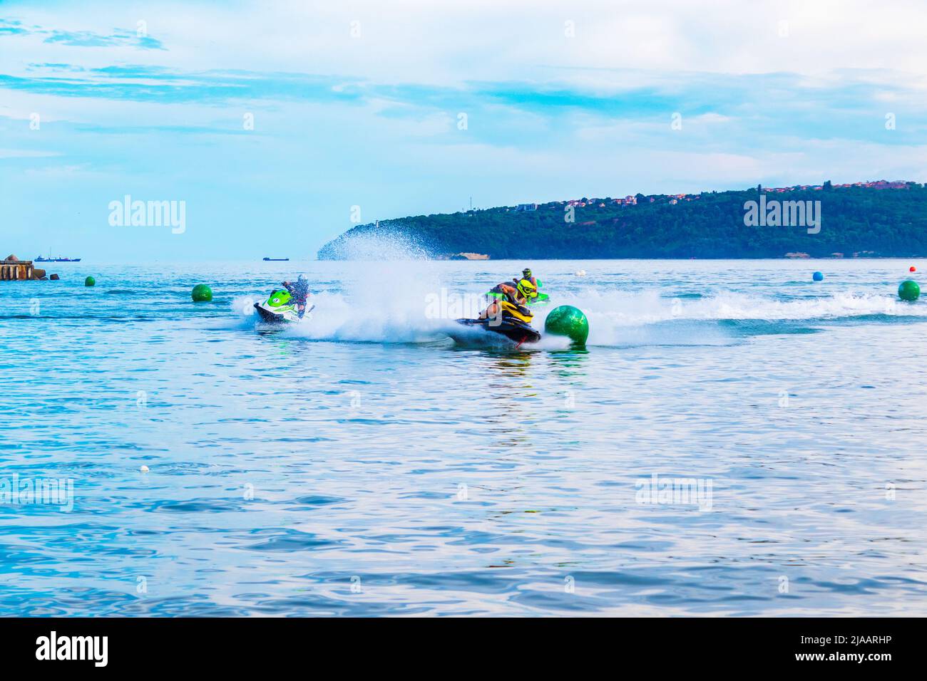 View of Balkan jet ski cup racing Varna beach,Bulgaria Stock Photo - Alamy