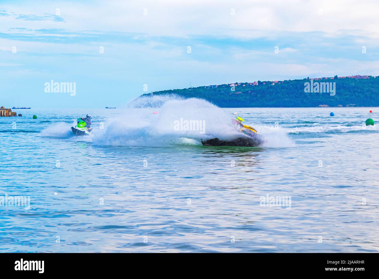 View of Balkan jet ski cup racing Varna beach,Bulgaria Stock Photo - Alamy