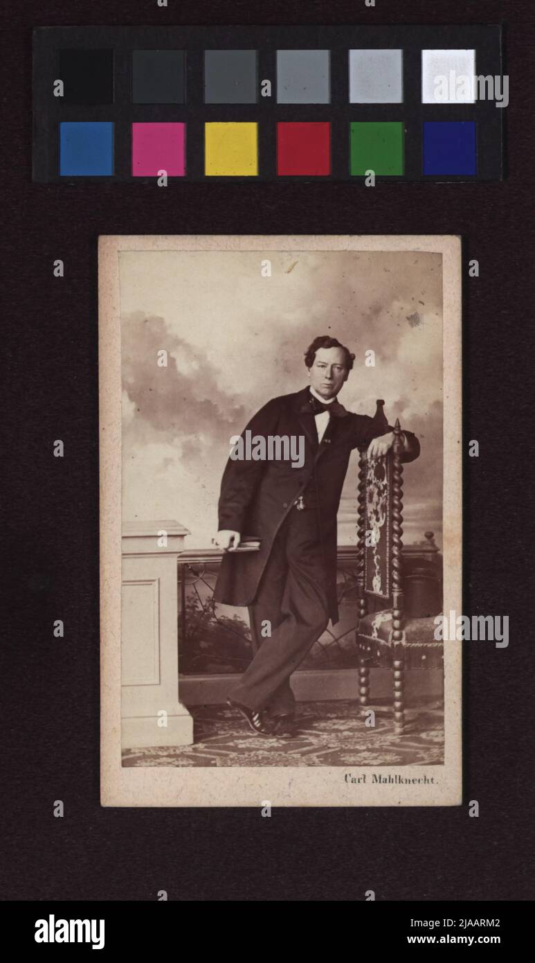 Carl Albrecht Fichtner (1805-1873), actor. Carl (Karl) Mahlknecht (1810 ...