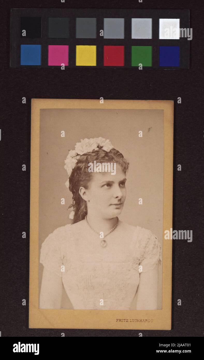 Klara (Clara) Heese (1851-1921), actress. Fritz Luckhardt (1843-1894 ...