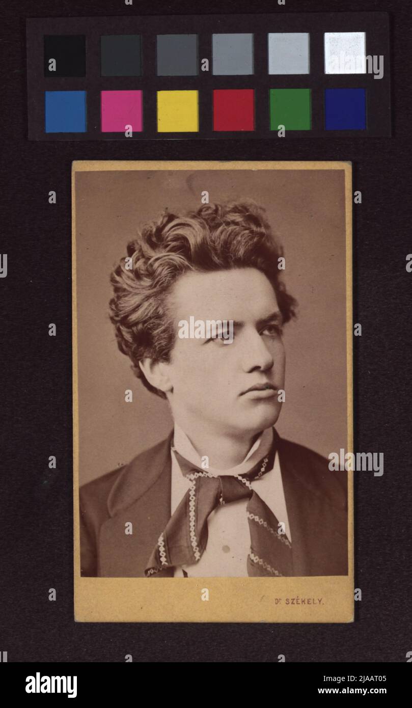 Karl Saar, actor. Josef Széky (1838-1901), photographer Stock Photo - Alamy