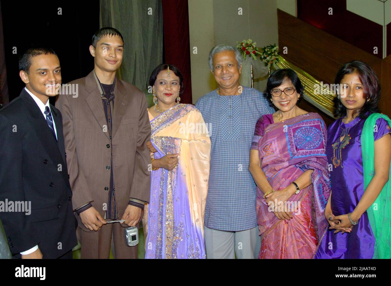 Dhaka, Bangladesh - June 21, 2006: Dr. Muhammad Yunus was awarded the ...