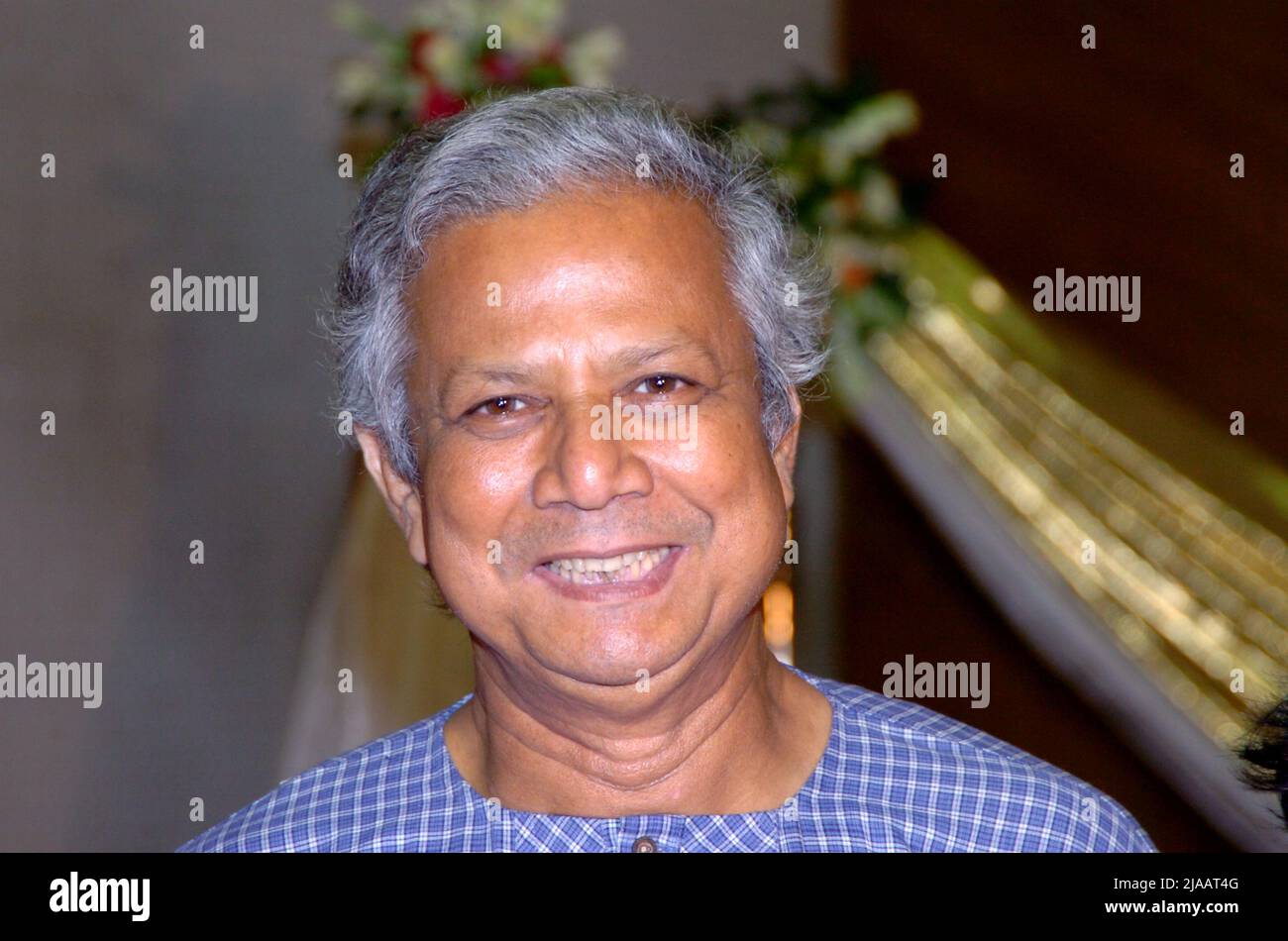 Dhaka, Bangladesh - June 21, 2006: Dr. Muhammad Yunus was awarded the ...