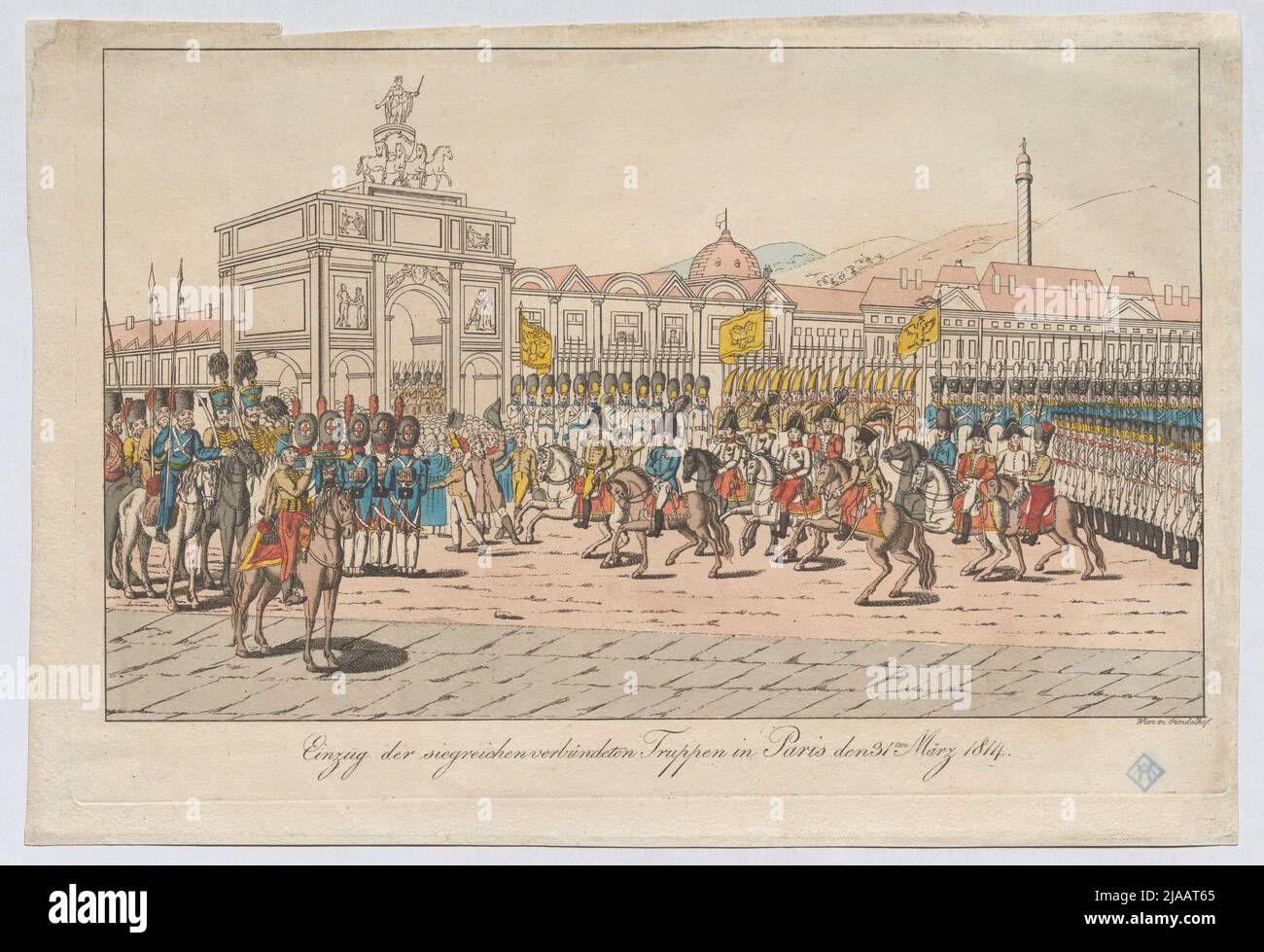 "Including the victorious allied troops in Paris on March 31, 1814 ...