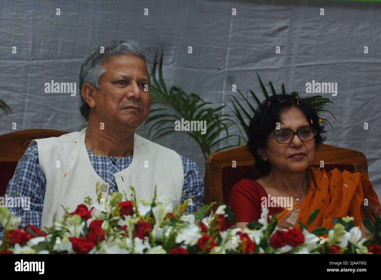 Dhaka, Bangladesh - May 04, 2007: Dr. Muhammad Yunus was awarded the ...