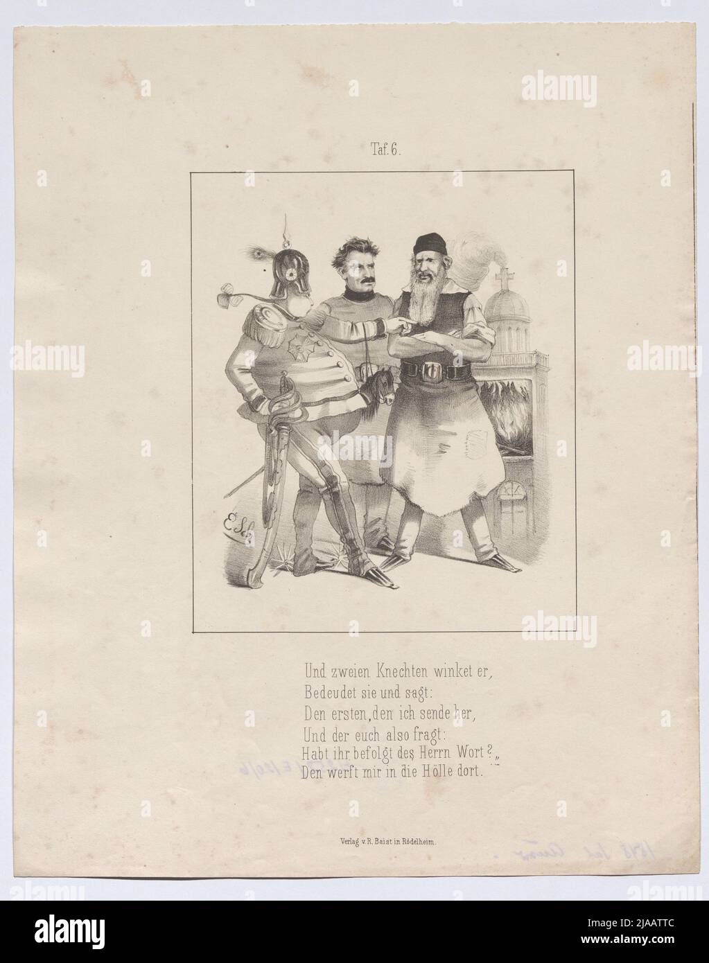 "The corridor / after the / iron hammer. / Ballad. / I. Issue." (Plate ...