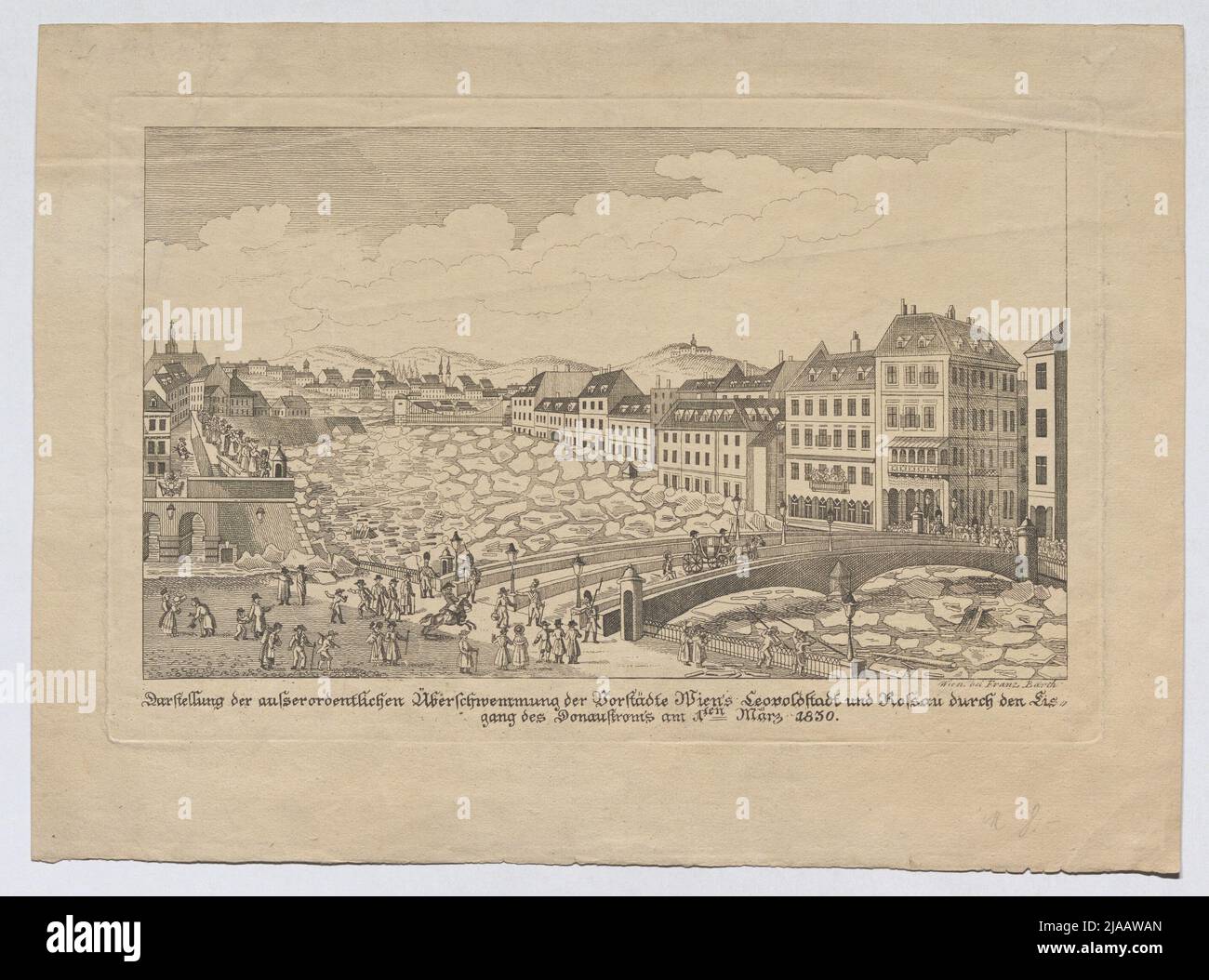 "Presentation of the extraordinary flood of the suburbs of Vienna ...
