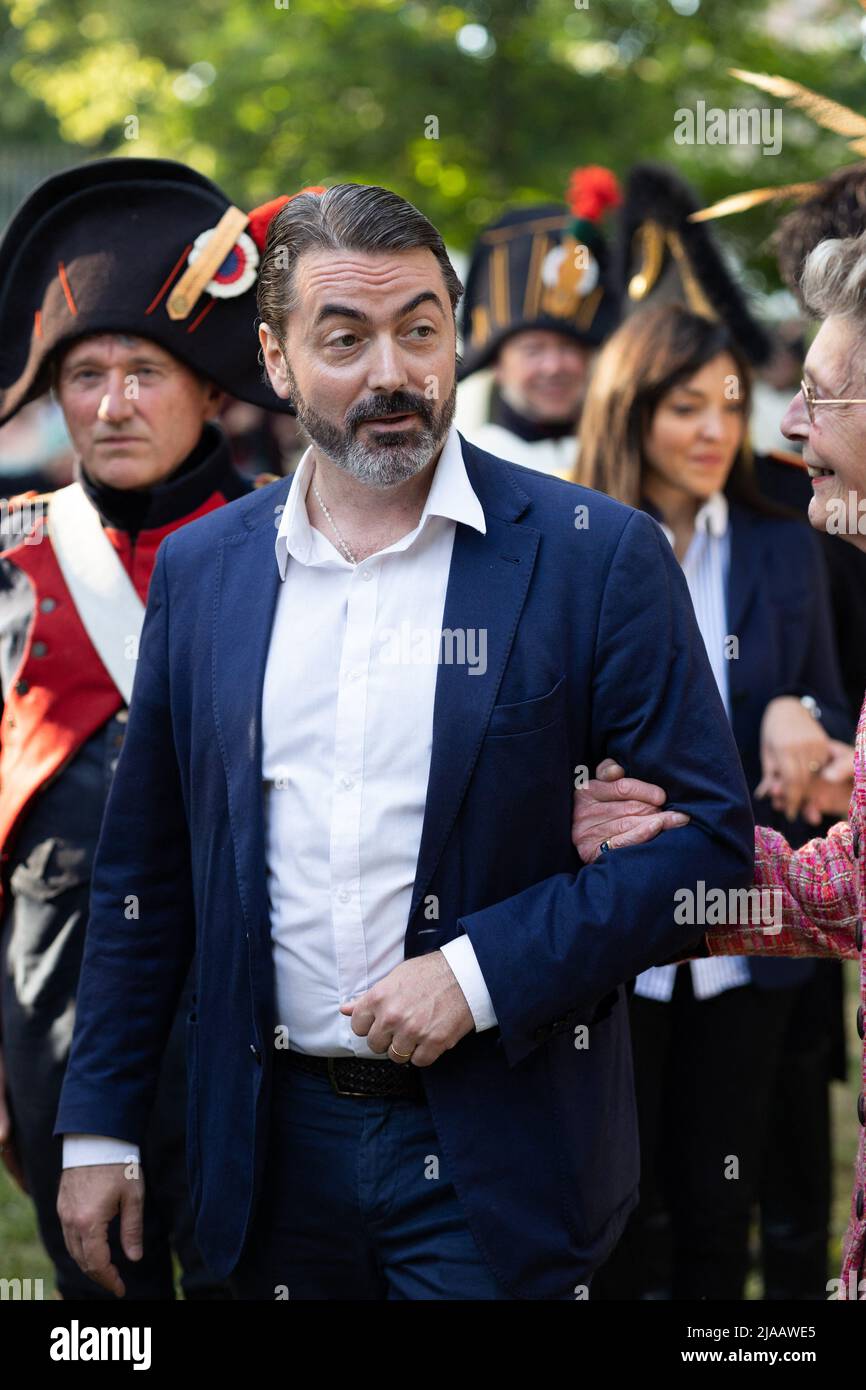 Prince Joachim Murat, 9th Prince Murat takes part in a reconstitution ...