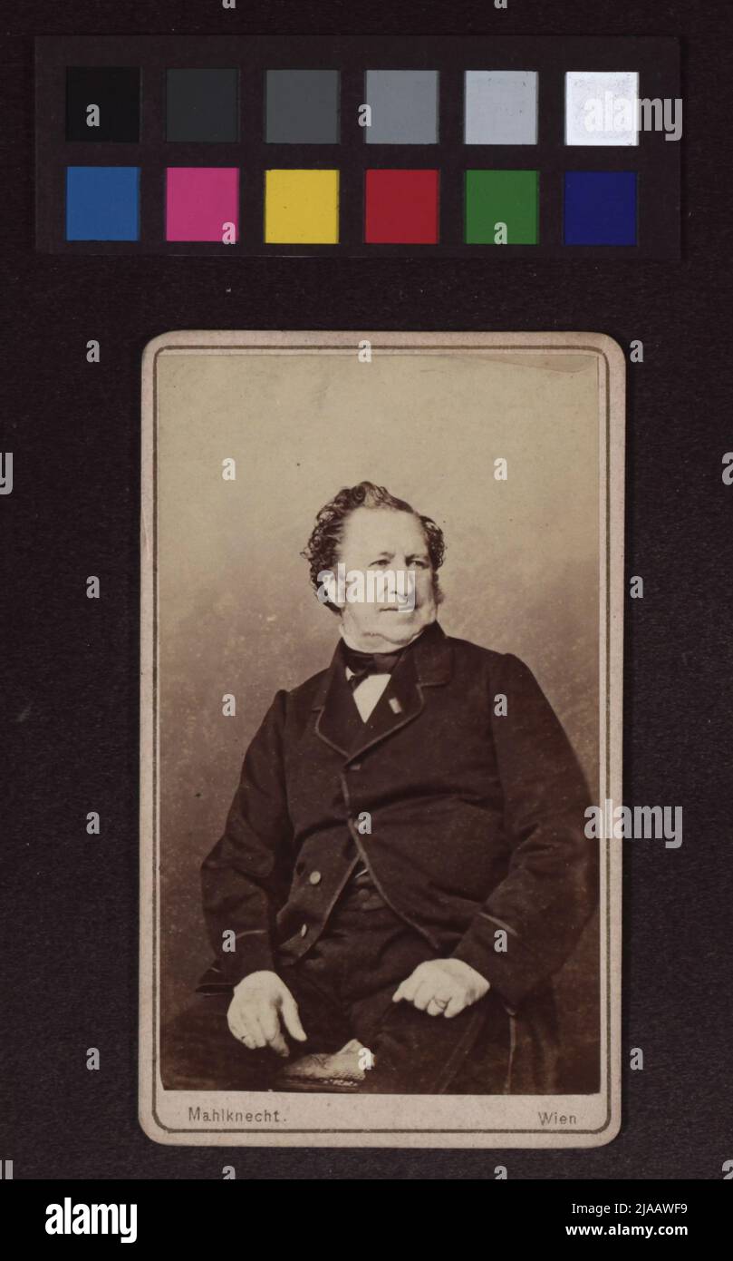 Carl La Roche (1794-1884), actor. Carl (Karl) Mahlknecht (1810-1893 ...