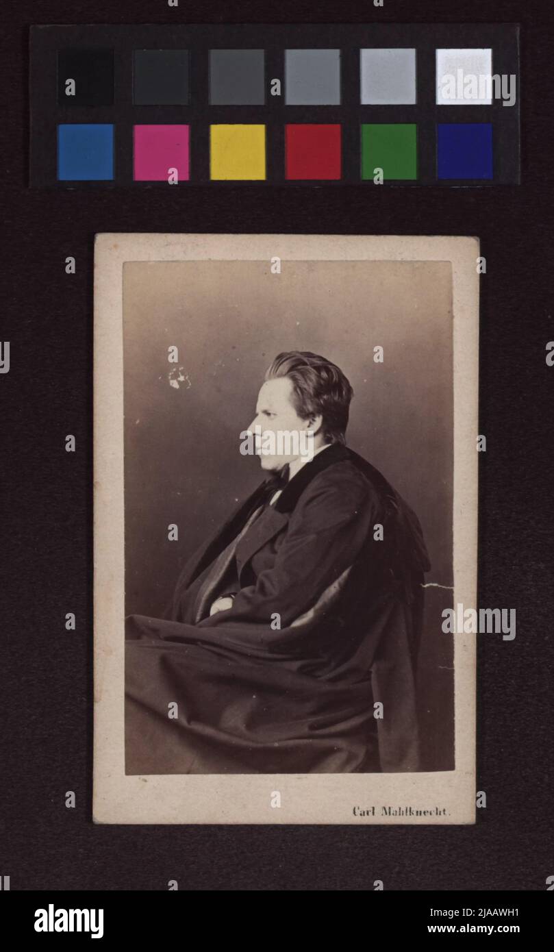 Josef Lewinsky (1835-1907), actor. Carl (Karl) Mahlknecht (1810-1893 ...