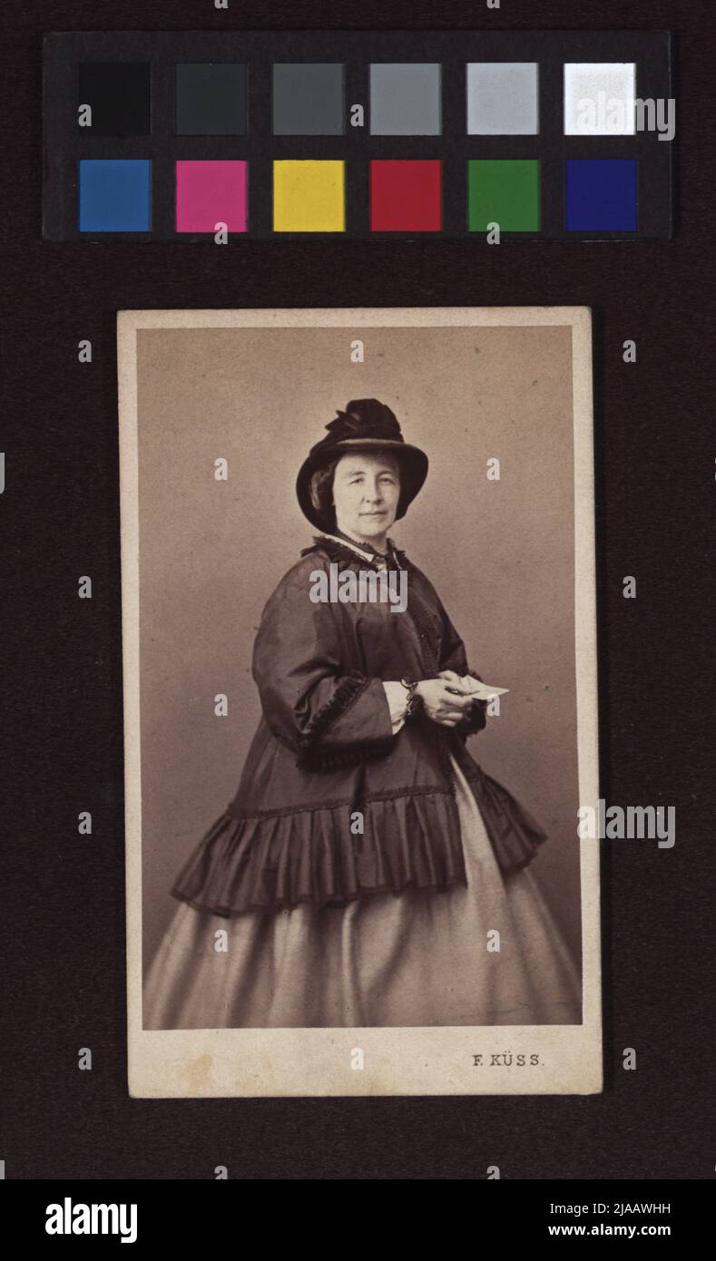 Berta Alt, born Malicek, second wife of Rudolf von Alt. Ferdinand Küss ...