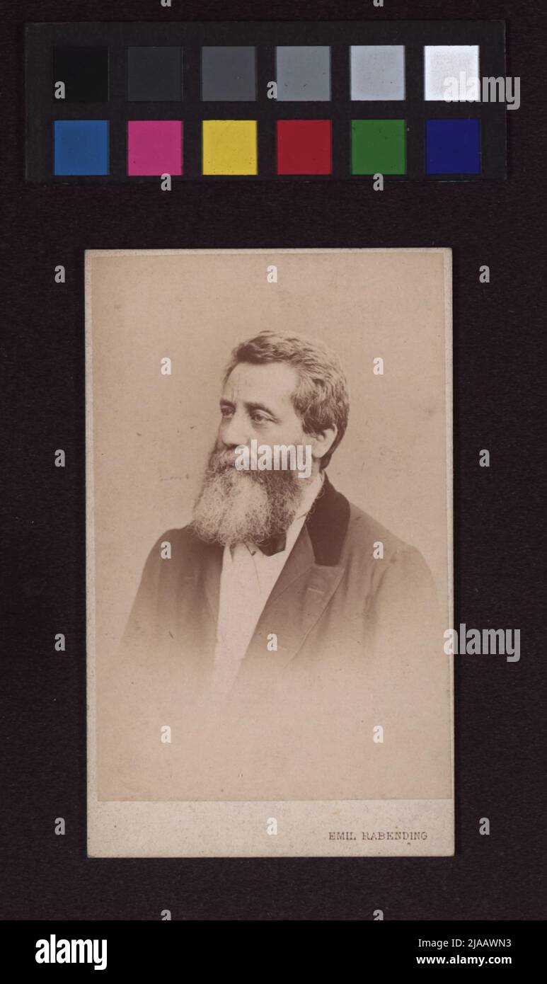 Adolf Fischhof (1816-1893), doctor, politician. Emil Ronging (1823-1886 ...